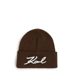 K by KARL LAGERFELD Karl Lagerfeld Beanie female Brown size One Size