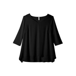 sheego Bluse Damen Größe XL schwarz