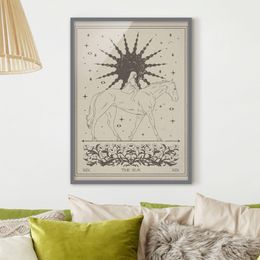 Bild mit Rahmen Tarot - Die Sonne