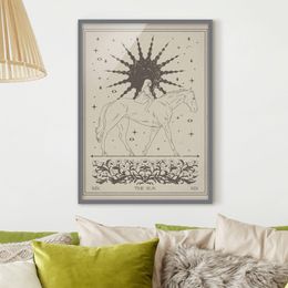 Bild mit Rahmen Tarot - Die Sonne