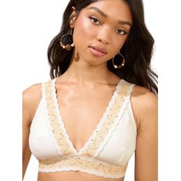 Lipsy Bikini Top female White size 8