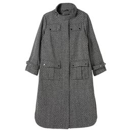 sheego Between-Seasons Coat female Grey size 58