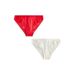 next Slip Damen Größe XXL rot / weiß
