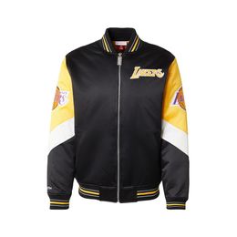Mitchell & Ness Mitchell & Ness Jacke 'NBA THROW IT BACK LAKERS' Herren Gr&ouml;&szlig;e XXL gelb / lavendel / schwarz / wei&szlig;