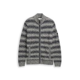 Tom Tailor Strickjacke Herren Größe L grau