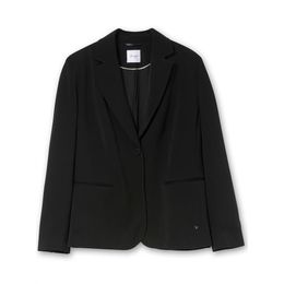 sheego Blazer Damen Größe 52 schwarz