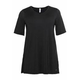 sheego Shirt Damen Gr&ouml;&szlig;e XXL schwarz