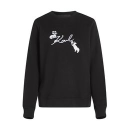 K by KARL LAGERFELD Karl Lagerfeld Sweatshirt 'IKON' female Black size XXL