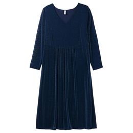 sheego Abendkleid Damen Größe 58 dunkelblau
