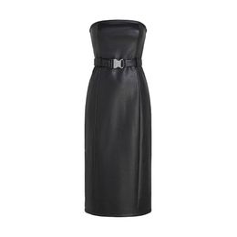 KARL LAGERFELD JEANS Kleid Damen Größe 40 schwarz Winterkleid