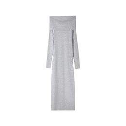 Bershka Kleid Damen Gr&ouml;&szlig;e L grau
