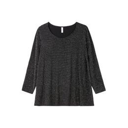 sheego Shirt Damen Gr&ouml;&szlig;e L schwarz