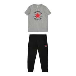 Converse Set Jungen Gr&ouml;&szlig;e 98/104 graumeliert / rot / schwarz