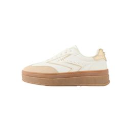 Lipsy Sneaker Damen Gr&ouml;&szlig;e 38 beige / gold / wei&szlig;