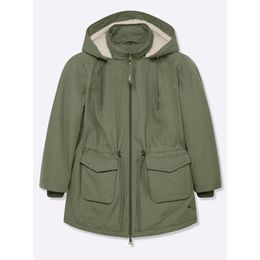 sheego Between-Seasons Parka female Green size 54