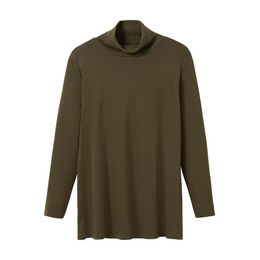 sheego Shirt Damen Gr&ouml;&szlig;e L dunkelgr&uuml;n