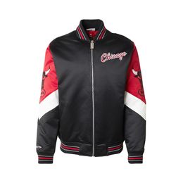 Mitchell & Ness Mitchell & Ness Jacke 'NBA THROW IT BACK BULLS' Herren Größe XXL umbra / rot / schwarz / weiß