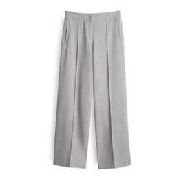 Opus Pleated Pants 'Maiga' female Grey size 44