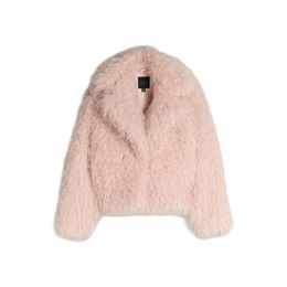 Bershka Between-Season Jacket female Pink size S