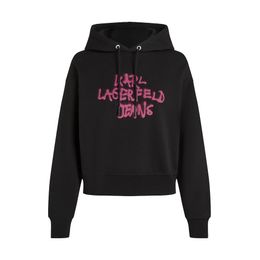 KARL LAGERFELD JEANS Sweatshirt 'Graffiti' female Black size M