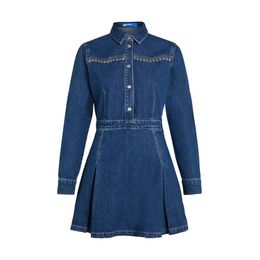 KARL LAGERFELD JEANS Kleid Damen Größe 34 dunkelblau Winterkleid
