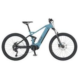 E-Bike Prophete "Dice 4.0" Gr. 44, blau (night rendezvous blau, schwarz), Elektrofahrr&auml;der, 44cm, 27,5 Zoll (69,85cm), Pedelec, Elektrofahrrad f&uuml;r Damen und Herren, MTB
