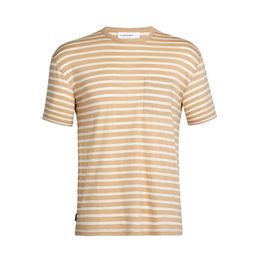 Icebreaker Shirt 'Granary' male Beige size XL