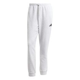 adidas Sportswear Sporthose 'Essentials Feelcozy' Herren Größe 4XL hellgrau / schwarz