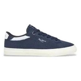 Pepe Jeans f&uuml;r Herren. PMS31072 Turnschuhe Kenton Knit navy (42), Wohnung, Schn&uuml;rsenkel, L&auml;ssig, Marine