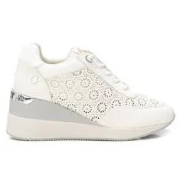 Xti f&uuml;r Damen. 14377603-BLANCO Turnschuhe 143776 wei&szlig; (39), 5 bis 8 cm, Schn&uuml;rsenkel, L&auml;ssig