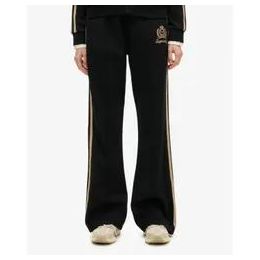 Superdry f&uuml;r Damen. W7011220A Country Club Track Pants schwarz (XS), L&auml;ssig, Baumwolle