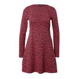 Dorothy Perkins Kleid Damen Größe 42 pink / schwarz Winterkleid