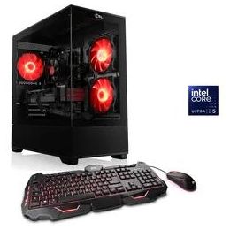 CSL Gaming-PC "AeroVision V24338", schwarz, Microsoft Windows 11 Home (64 Bit), 32 GB RAM 1.000 GB SSD, Desktop-PCs
