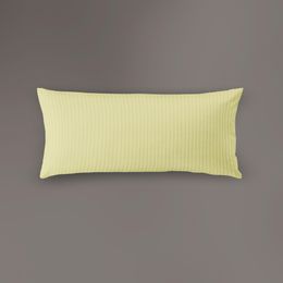 Kissenbezug Irisette "Lumen 8129", gelb (vanill), B:40cm L:80cm, Interlock-Jersey, Obermaterial: 100% Baumwolle, Kissenbez&uuml;ge, Kissenbezug, hochwertig und traumhaft weich