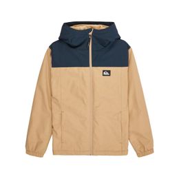 Anorak Quiksilver "Overcast 3K Warm", Jungen, Gr. 10, schwarz navy, 65% Baumwolle, 35% Nylon, Jacken