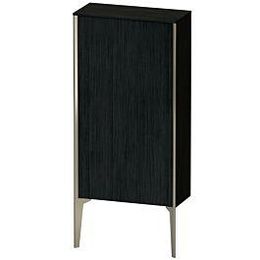 Duravit XViu Halbhochschrank XV1306RB116 50x24x89cm, champagner matt, Tür rechts, Eiche schwarz