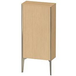 Duravit XViu Halbhochschrank XV1306RB130 50x24x89cm, champagner matt, Tür rechts, Eiche natur