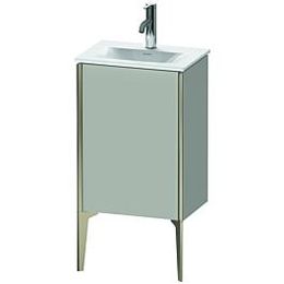 Duravit XViu Waschtisch-Unterschrank XV4068LB107 43x31x59,1cm, 1 Tür, champagner matt, links, betongrau matt