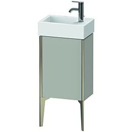 Duravit XViu Waschtisch-Unterschrank XV4530LB107 36,4 x 49,3 x 23,4 cm, links, betongrau matt, 1 Tür, champagner matt