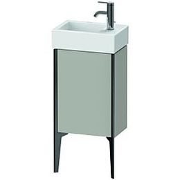 Duravit XViu Waschtisch-Unterschrank XV4530LB207 36,4 x 49,3 x 23,4 cm, links, betongrau matt, 1 Tür, schwarz matt