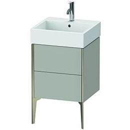 Duravit XViu Waschtisch-Unterschrank XV45330B107 48,4 x 49,3 x 45,4 cm, betongrau matt, 2 Auszüge, champagner matt