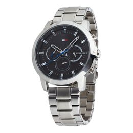 Tommy Hilfiger Uhr 'Casual, 1791794' Herren Größe One Size schwarz / silber
