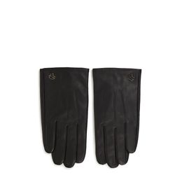 KARL LAGERFELD JEANS Fingerhandschuhe Damen Größe M schwarz