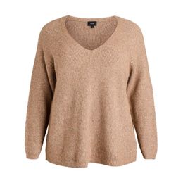 ZIZZI Pullover 'CAVILMA' Damen Gr&ouml;&szlig;e 9XL/10XL braunmeliert