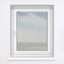 Aluminium Jalousie 16 mm, grau, nach Ma&szlig;