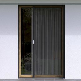 Insektenschutzrollo f&uuml;r T&uuml;ren, Aluminiumrahmen, anthrazit, nach Ma&szlig;, einfl&uuml;gelig