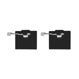 Klebehalter für 25mm Alu-Jalousien | 2 Stück, schwarz | VICTORIA M