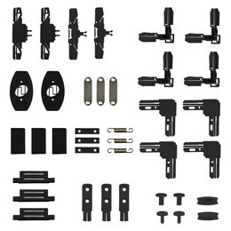 Ersatzteil-Set für Drehrahmen - Fliegengittertür Profi Line und Eco | schwarz | JAROLIFT
