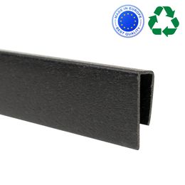 Abdeckprofil f&uuml;r Sichtschutzmatte LOP | 150 cm L&auml;nge, anthrazit | paramondo