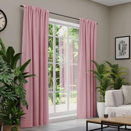 VICTORIA M Premium Line Gardinen und Vorh&auml;nge | Cosy, blickdicht, rose